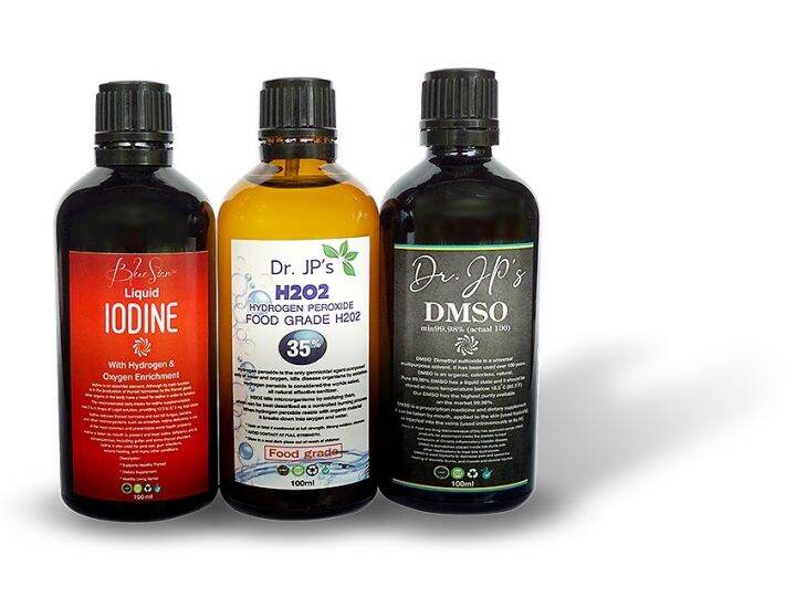 IODINE H202 DMSO ขวดจุกเล็ก 100ml. | Lazada.co.th