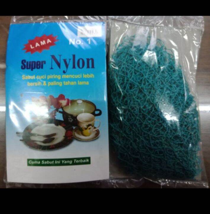 Sabut Jaring Jala Sabut Sikat Cuci Piring Gelas Panci Bahan Super Nylon ...