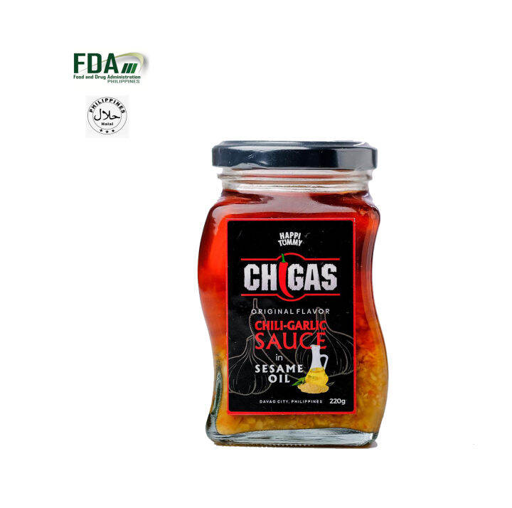 CHIGAS Sesame Chili + Garlic Sauce 220g (FDA Approved & Halal Certified ...