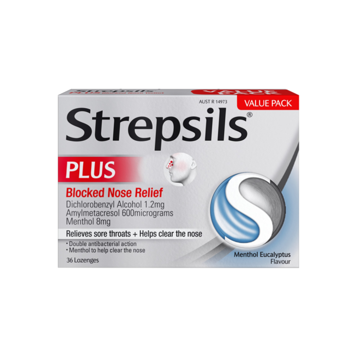Strepsils Plus Blocked Nose 36's - Expiry Date: October 2025 | Lazada PH