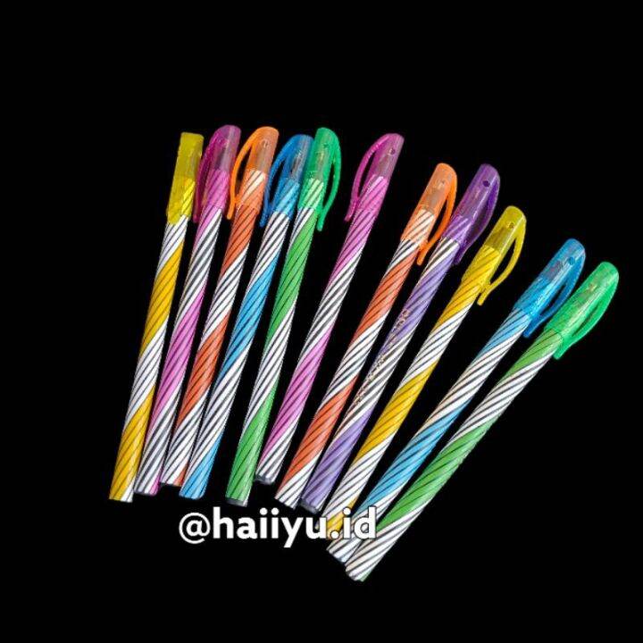 pulpen bolpoin bolpen ulir murah 1 lusin | Lazada Indonesia
