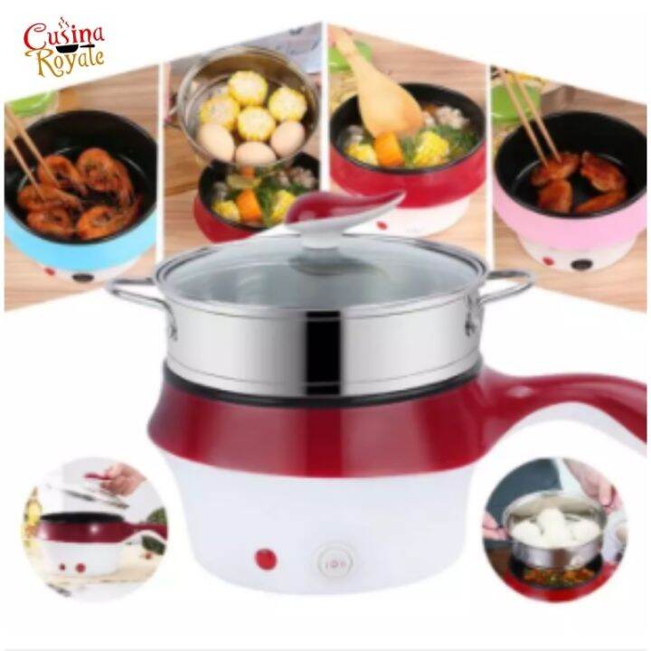 【in stock】 Korean Electric Non-Stick Cooker Steamer Rice Frying Pan ...