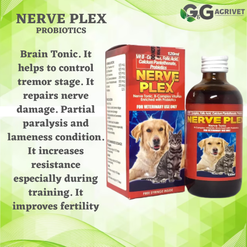 [G&G] NERVE PLEX / 120ML / VITAMIN SUPPLEMENT / FOR DOGS / CATS ...