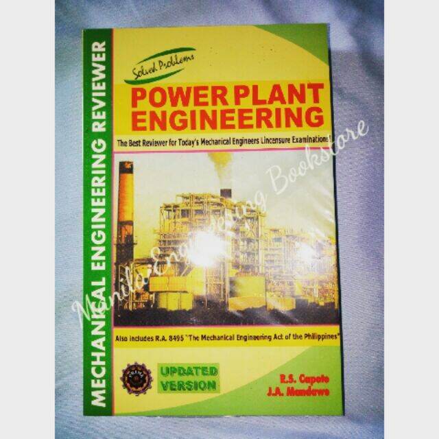 ORIGINAL Power Plant Engineering Reviewer by Capote | Lazada PH