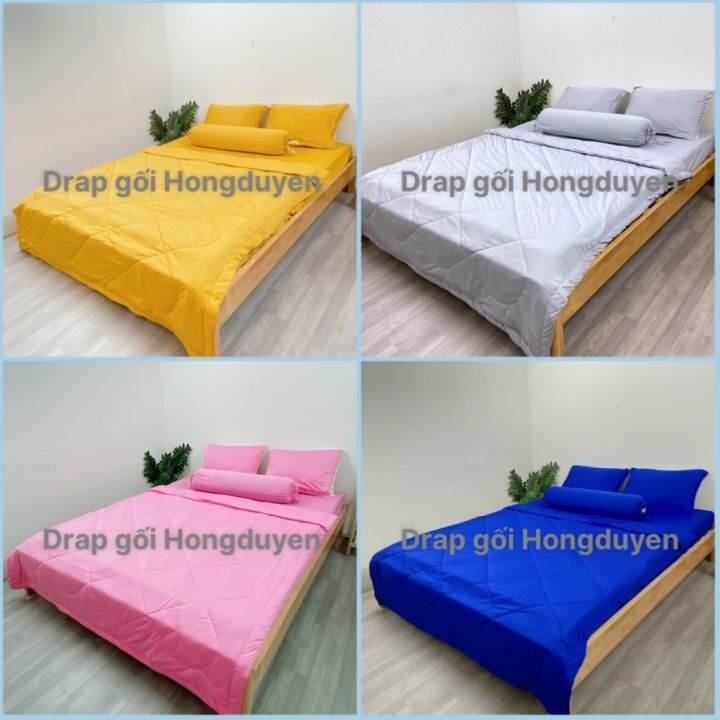 Bộ drap/ga/ra thun trơn nhiều màu 1m6/1m8 KO MỀN/CÓ MỀN (chân nệm dưới 18cm). Bộ drap thun. Bộ ...