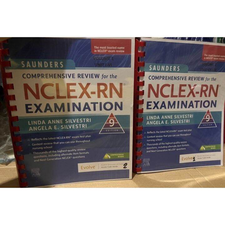 NCLEX RN (BNW) saunders examination comprehensive 9th edition or 8th ...
