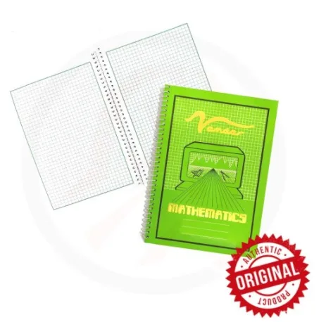 (buy 1 - take 1) Vanda Mathematics Graphing Notebook Spiral Yarn 80 ...