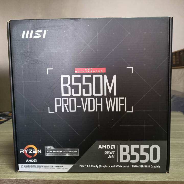MSI B550M PRO-VDH WIFI MOTHERBOARD | Lazada PH