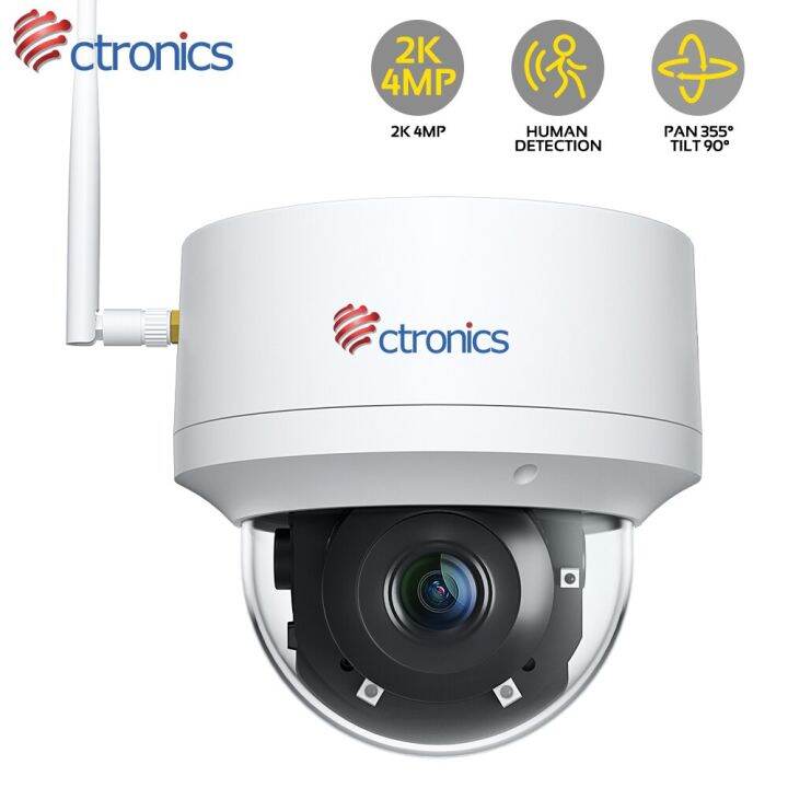 Ctronics PTZ IP Camera Home Ceiling 360 Dome Wifi Speaker Human ...