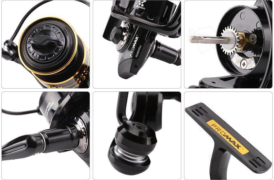 ABU GARCIA PRO MAX PMAXรอกตกปลาปั่นPMAXSP5-40 6 + 1BBรายละเอียดต่ำน้ำจืดตกปลาคาร์พน้ำเค็มรอก ...
