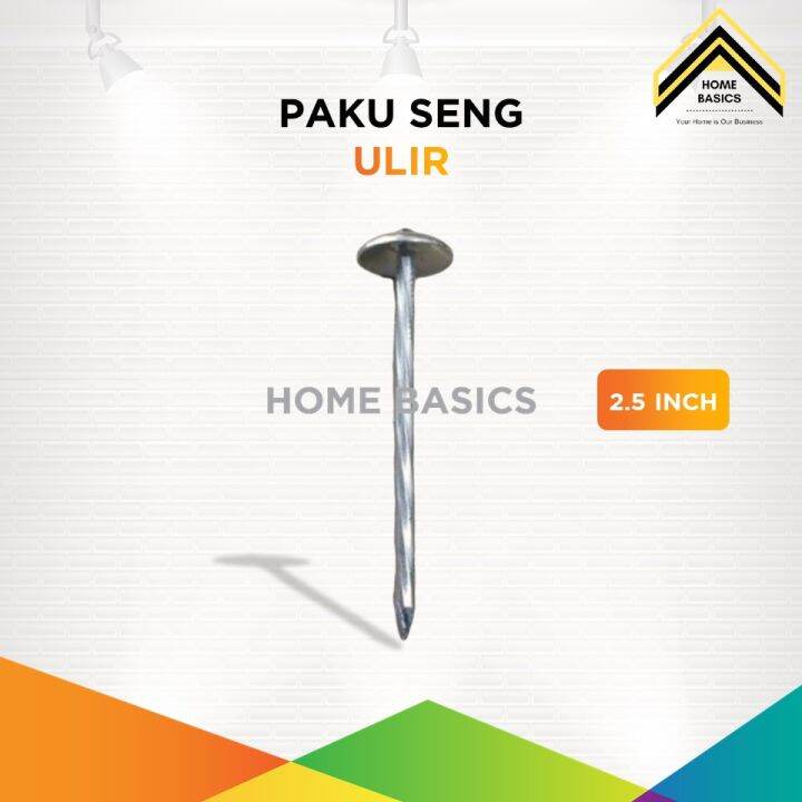 Paku Seng Ulir 2.5 Inch Per Box / Paku Payung Atap / Paku Asbes ...