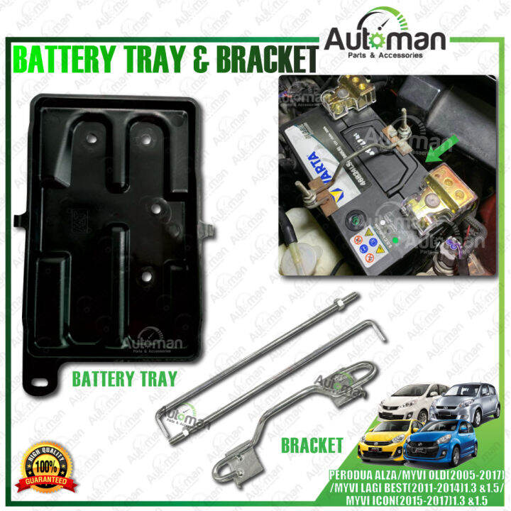 Perodua Myvi Old Lagi Best ICON 2005 - 2017 Alza Battery Bracket ...