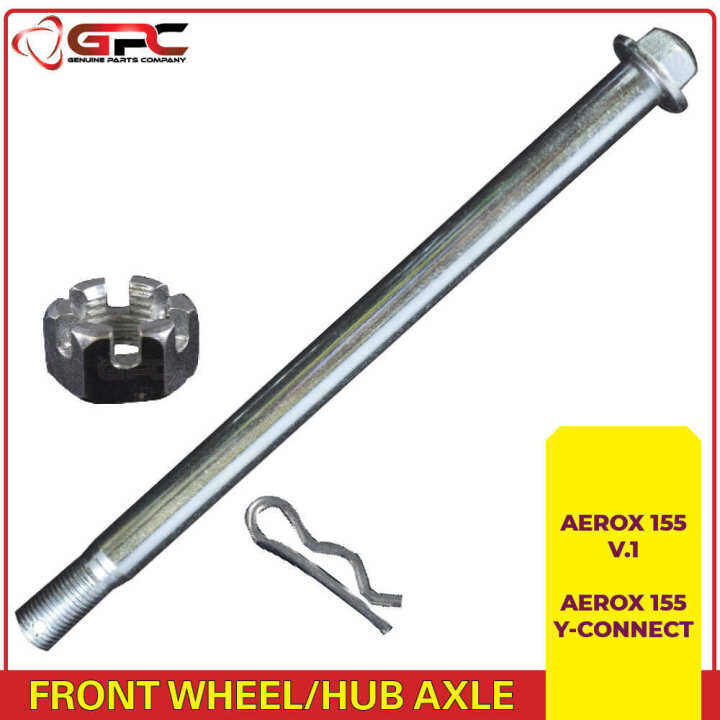 YAMAHA AEROX FRONT AXLE GPC | Lazada PH