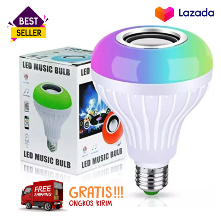 Lampu Speaker Musik Bluethooth RGB Lampu Disco Lampu Disko Bluethooth ...