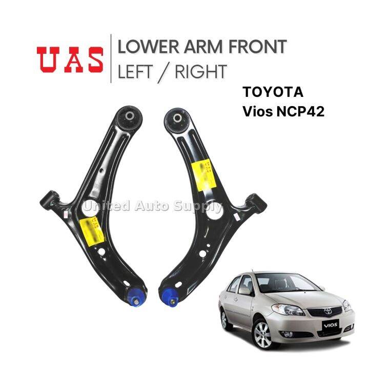 UAS Lower Arm Front Left Right Set For TOYOTA Vios NCP42 48069-0D020 48068-0D020 | Lazada