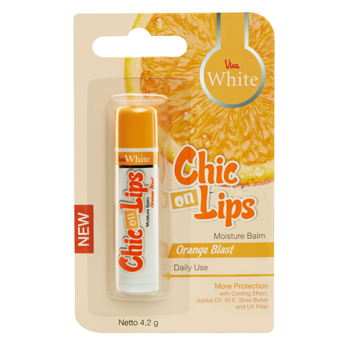 VIVA Chic On Lips BLUSH Lip Balm ORI BPOM / Pelembab Bibir Moisture ...