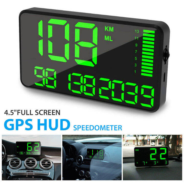 NES เครื่องวัดความเร็วแบบ Hud ดิจิตอลสำหรับรถยนต์,เครื่องวัดระยะทางที่ ...