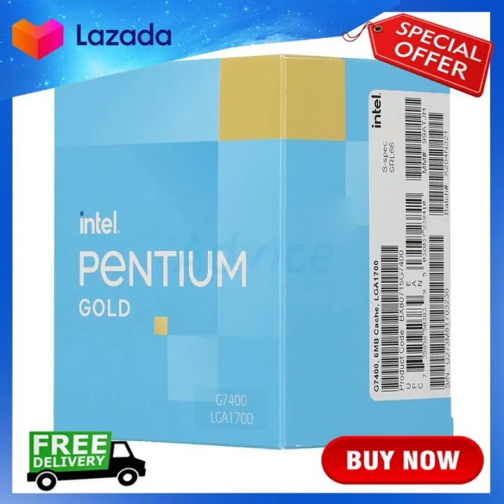 💥Best Sales💥CPU INTEL PENTIUM G7400 LGA 1700 🔶 แหล่งรวมสินค้า ซีพียู intel ซีพียู AMD ซีพียู ...
