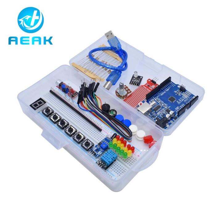 Starter Kit for Arduino Uno R3 Breadboard Basic simple learning kit ...
