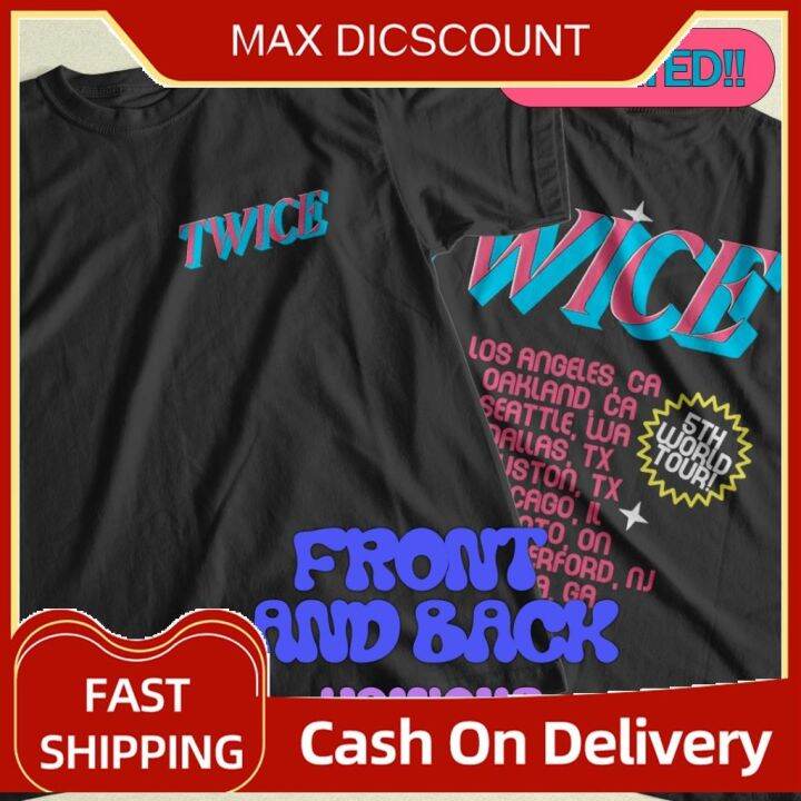 TWICE Ready To Be “Twice” US Merch Inspired Shirt | Lazada PH
