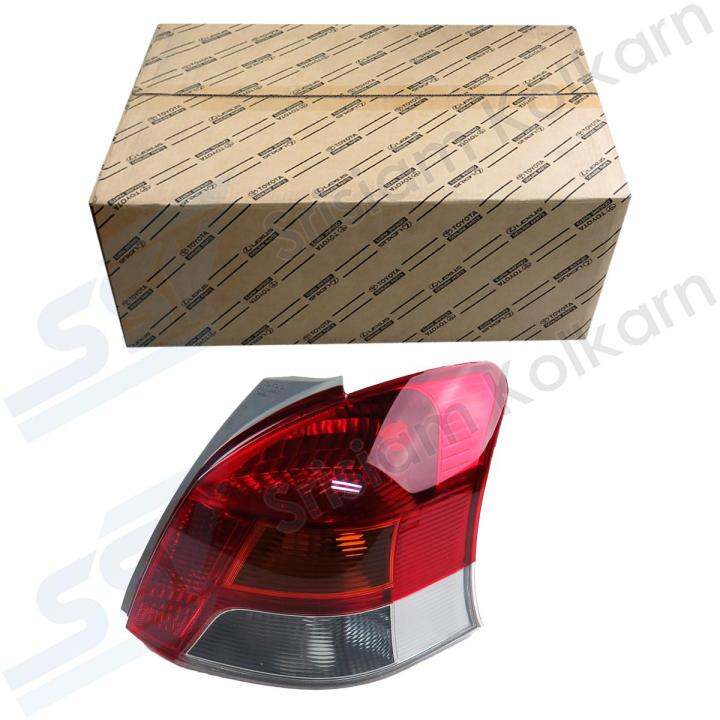TOYOTA ไฟท้าย YARIS09 แท้ห้าง RHเบ้าขาวไม่+หลอด ( 81551-0D280 )(ขวา) (1ชิ้น) | Lazada.co.th