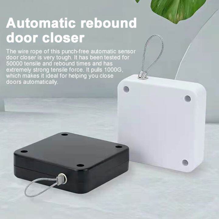 Automatic Door Closer Punch-Free For Sliding Door Drawers Rawstring ...