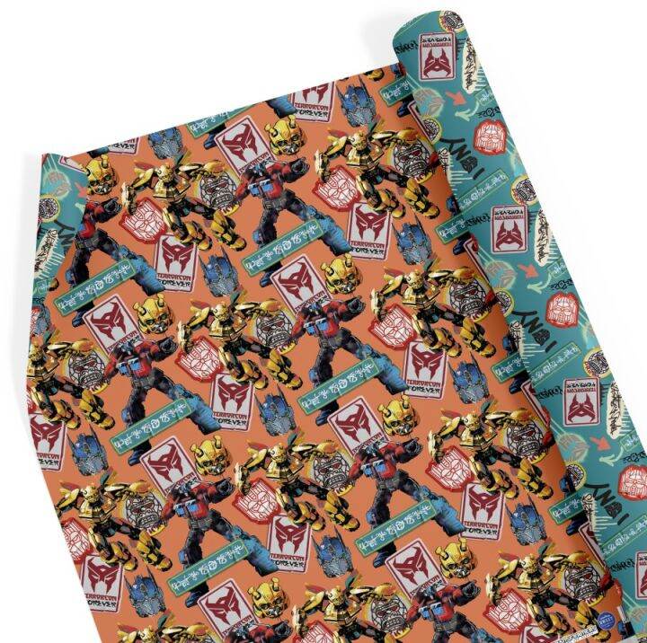WRAPPING PAPER - KERTAS KADO -TRANSFORMERS -RISE OF THE BEASTS - TF138 ...