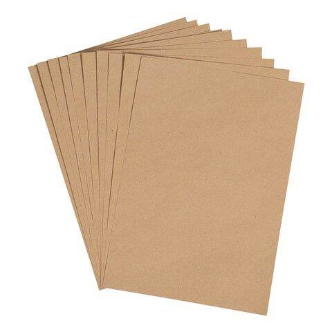 【READY STOCK】 ♟125gsm A4 size - Kraft Paper Brown Paper Art Printable ...