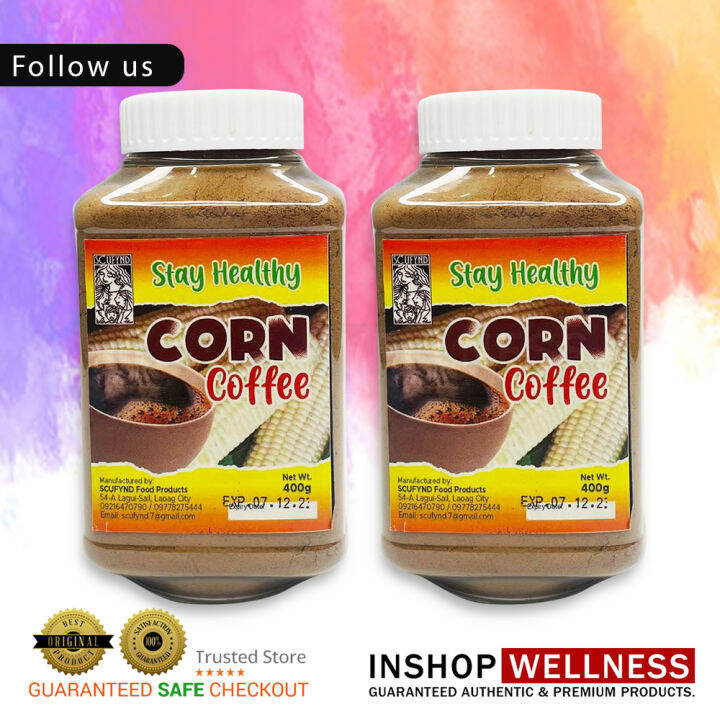 CORN Coffee Organic Ilocos No-caffeine Coffee 400g (2 Jars) | Lazada PH