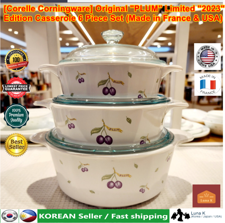 [Corelle Corningware] Original "PLUM" Limited "2023" Edition Casserole ...