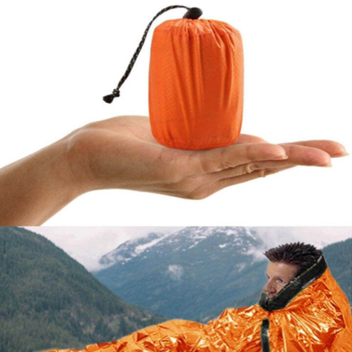 Ralapu Emergency Sleeping Bag Moisture-Proof Keep Warm Block Cold ...