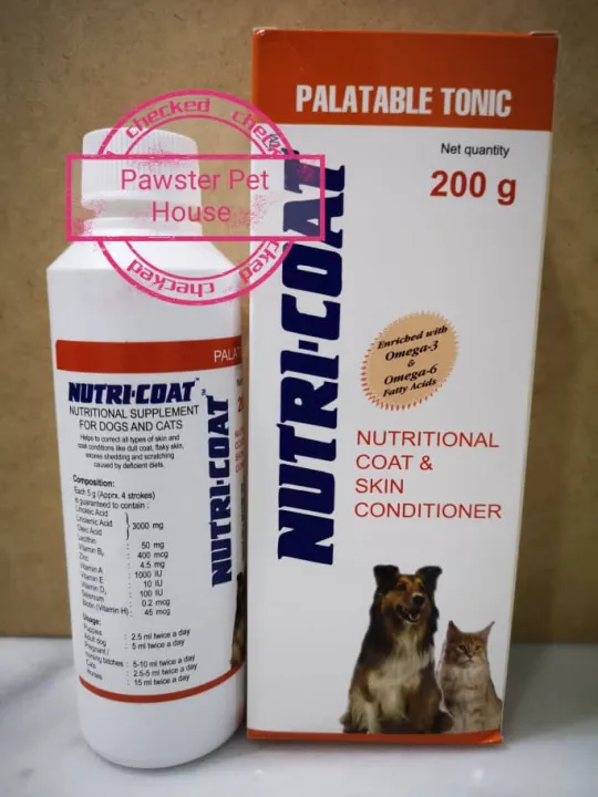 NUTRICOAT FOR COAT & SKIN CONDITIONER (ORAL) - 200ml | Lazada