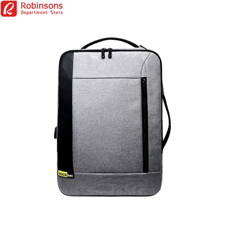 Locksac 3 Way Bag Grey | Lazada PH