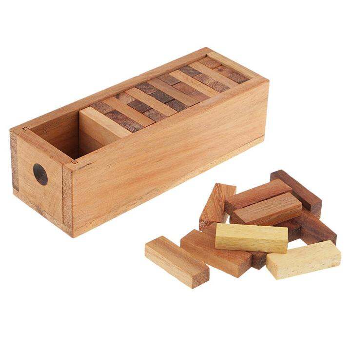 Miffer Timber Tower Wood Block Stacking Game for Kids Family ...