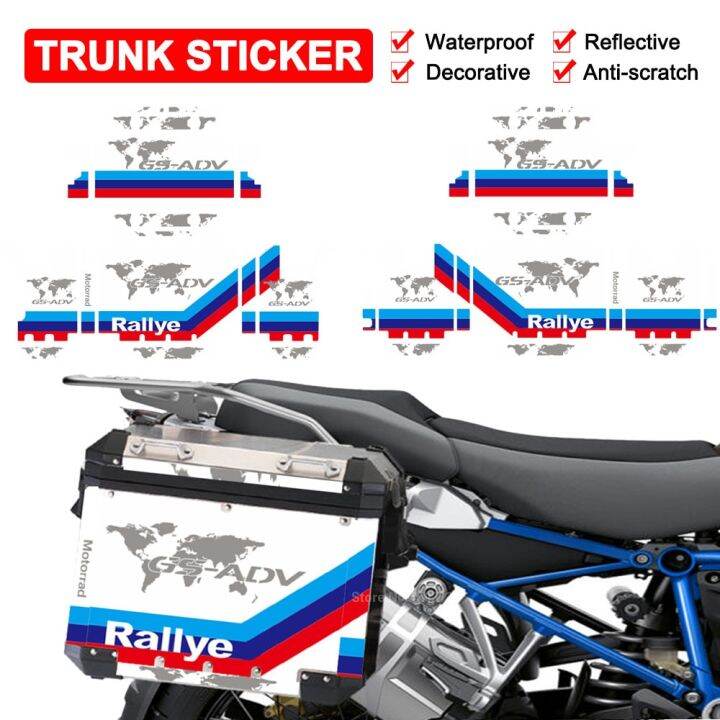 Motorcycle Aluminum Box Sticker Panniers Protect Decals For BMW R1250GS ...