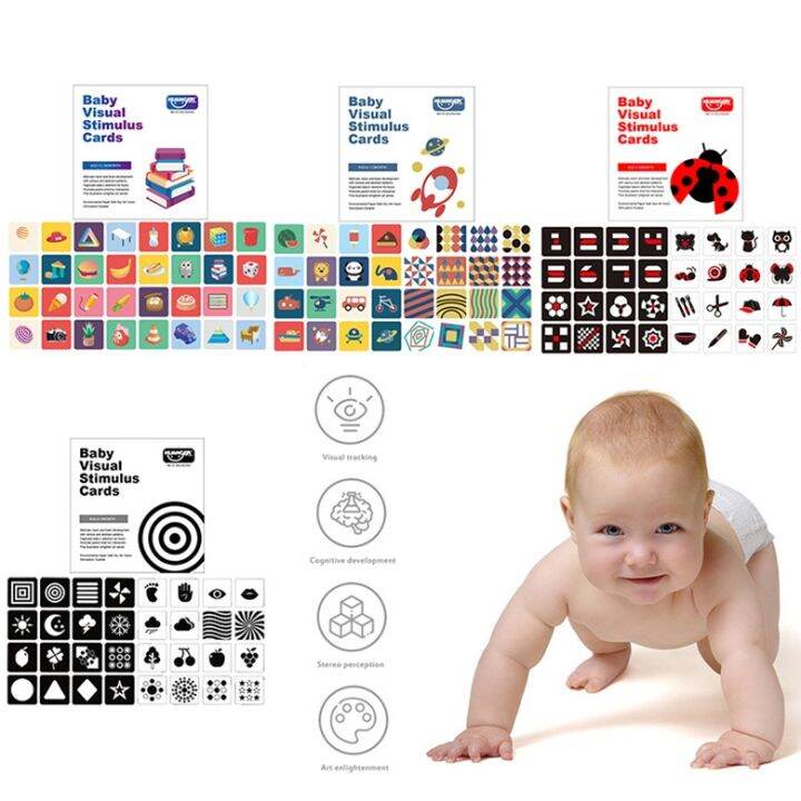 Montessori Learning Educational Toys for Baby Visual Stimulation Flash ...