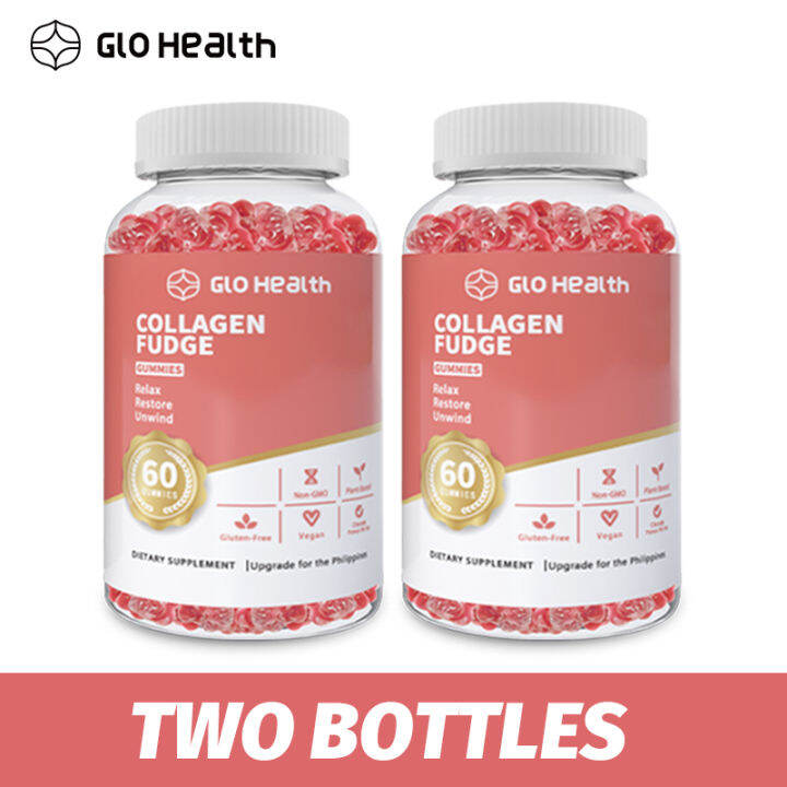 ♜GLO HEALTH Glutathione Collagen Gummies Anti-Aging Whitening Skin ...