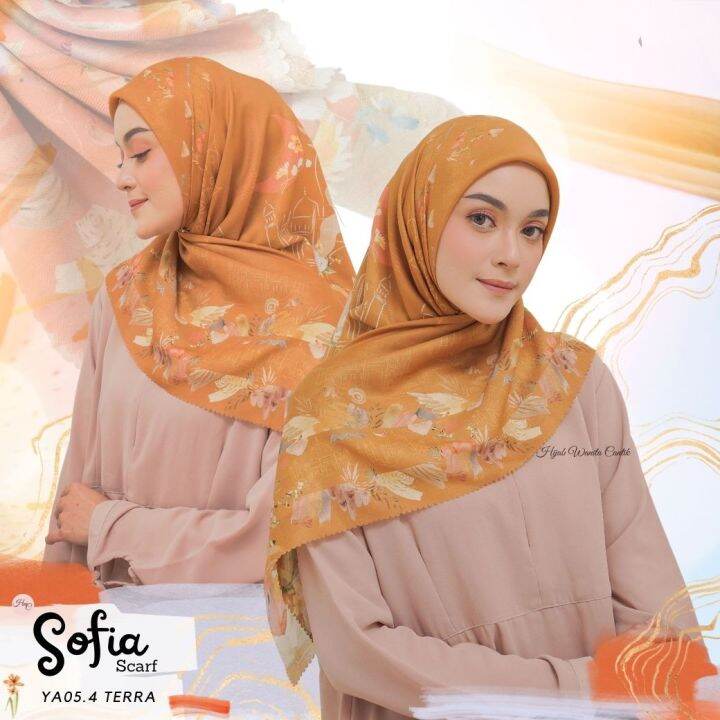 Hijabwanitacantik-quadrilateral Sofia YA05.4 Terra | hijab Rocky Voal premium | Lazada