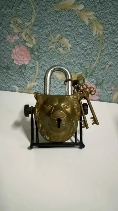 lion design padlock | Lazada.co.th