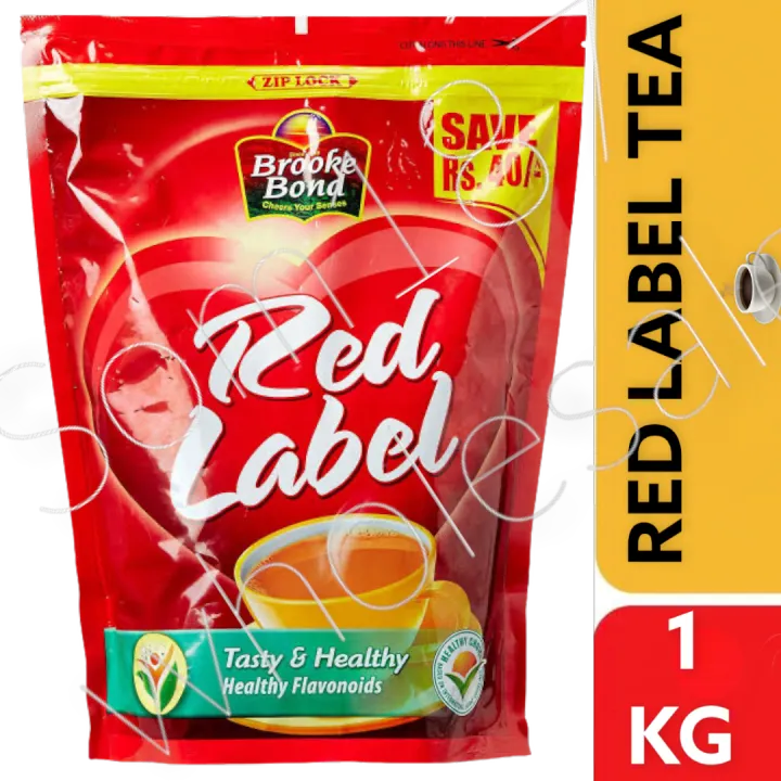 Red Label Tea 1KG/500g บรู๊ค บอนด์ เรดเลเบิ้ล ผงชาดำ ขนาด 1KG/500g ...