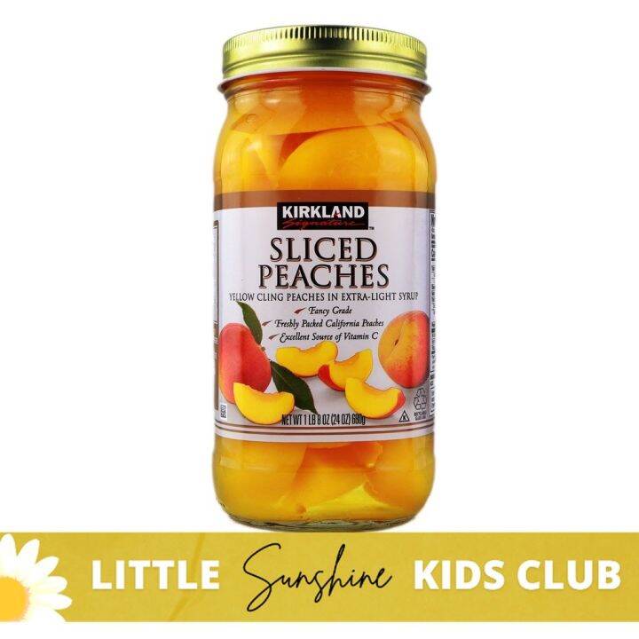 Kirkland Signature Sliced Peaches Extra-Light Syrup 680g | Lazada PH