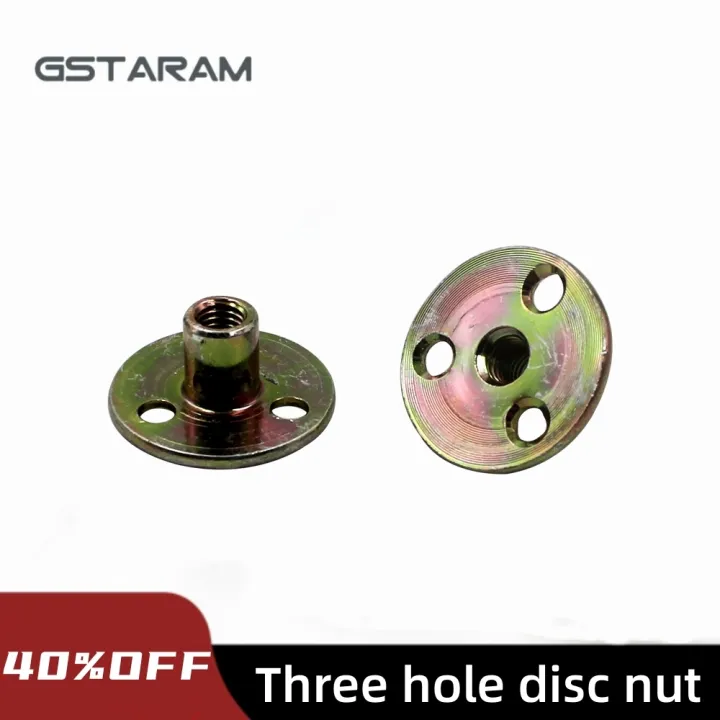 M6 M8 M10 Iron Plate Lock Nut For Wood iron plate nut furniture splint lock nut sofa foot lock ...
