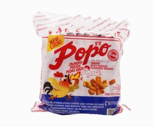 POPO SPICY FLOVOUR CHICKEN MURUKU ได้รับ 24ห่อเล็ก รส spicy chicken ...