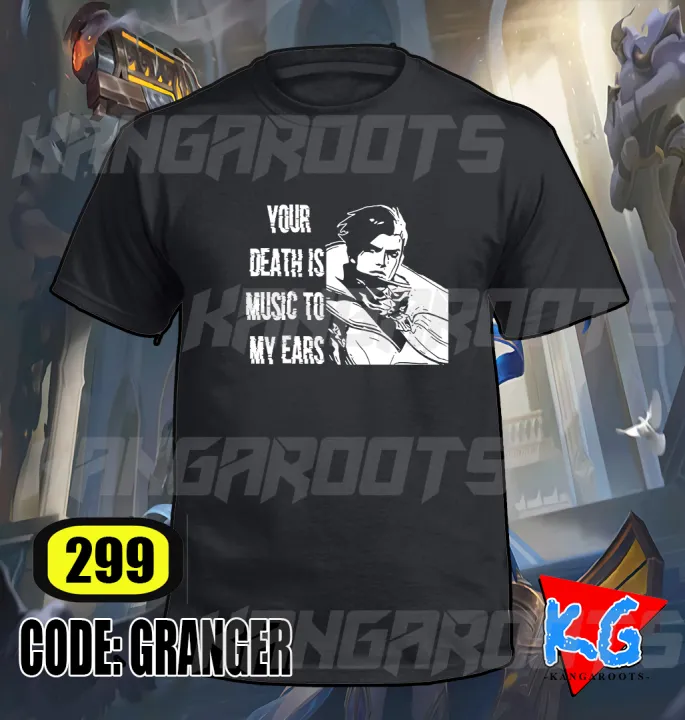 GRANGER LIGHTBORN SKIN Mobile Legends Design T-shirts for Php299 only ...