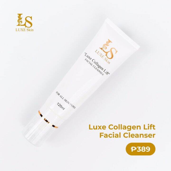 LUXE SKIN Luxe Collagen Lift Facial cleanser by Ana magkawas | Lazada PH