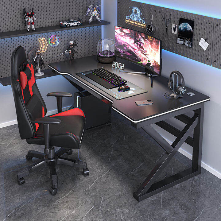 Computer desk, desktop, home esports desk, minimalist modern office ...