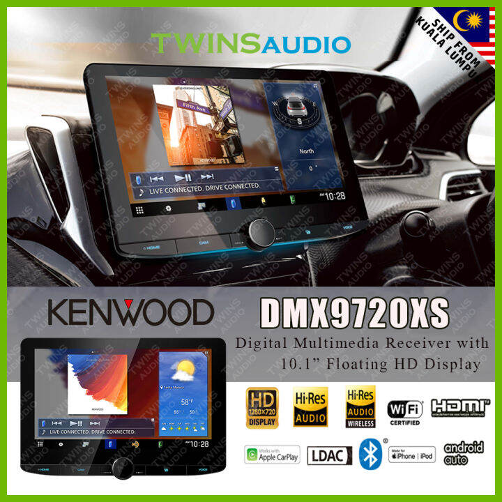 DMX9720XS Digital Multimedia Receiver with 10.1” Floating HD Display ...