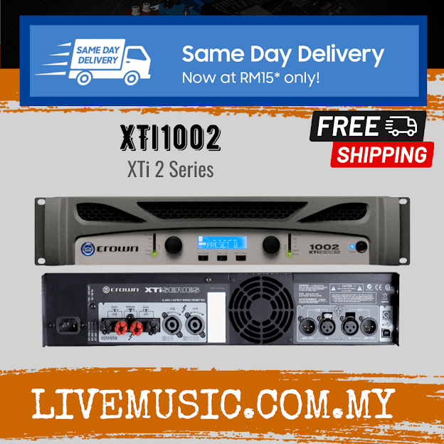 Crown XTi1002 Two-channel, 500W Power Amplifier ( XTi 1002 / XTi-1002 ...