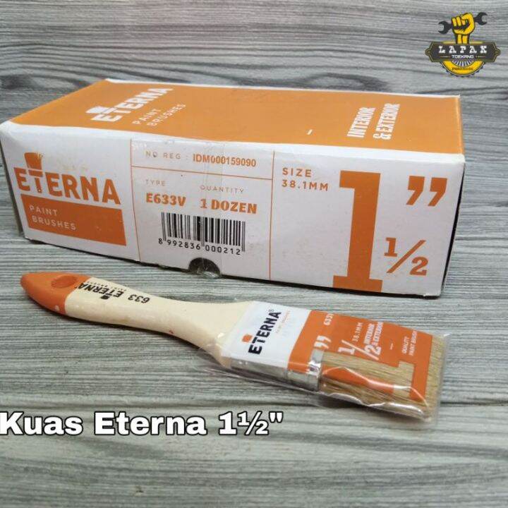 Kuas Eterna 1½" , Kuas Cat Etherna Kualitas Bagus Uk 1 1/2 Inch | Lazada Indonesia