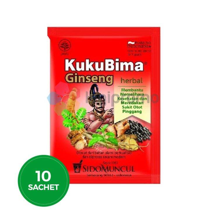 Jamu Kuku Bima Ginseng Sidomuncul isi 10 sachet | Lazada Indonesia